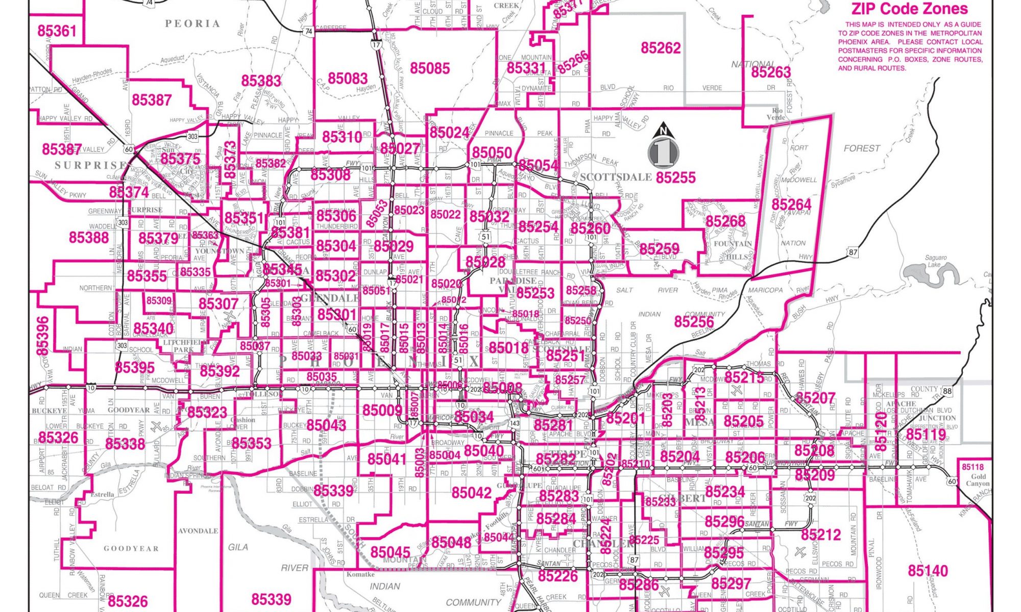 Chandler Zip Code Maps Chandler Chronicle